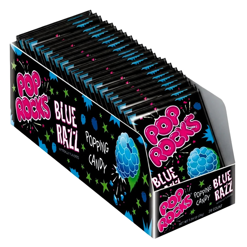Pop Rocks Blue Razz 0.33oz - 24ct – Snack 4 Less
